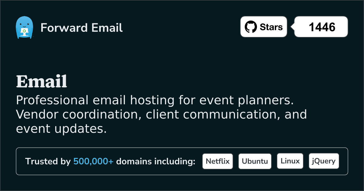 Email for Event Planning Companies